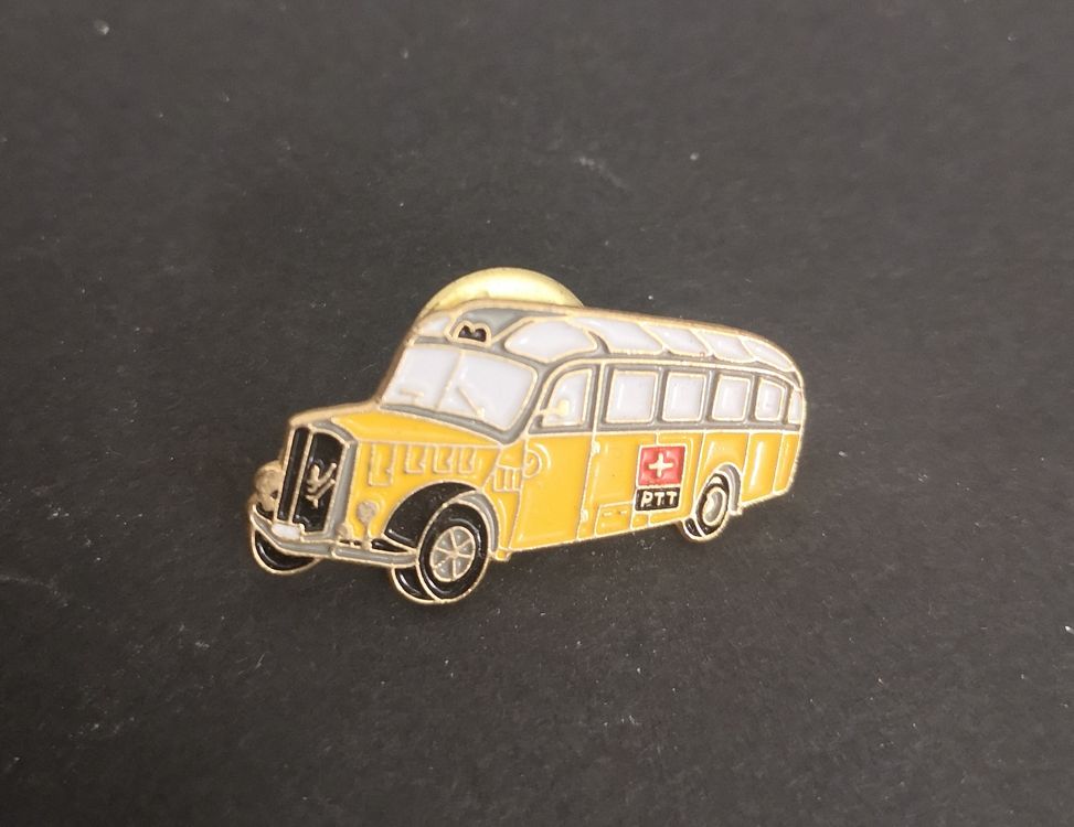 Vintage Pin PTT Bus | Kaufen auf Ricardo