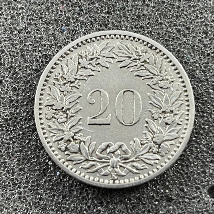 Abart 20 Rappen 1907 Stempelriss & Punkt | Kaufen auf Ricardo