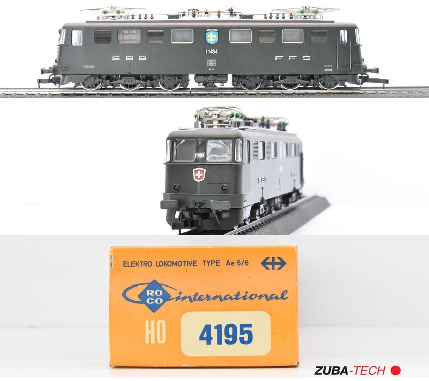 Roco 4195 E-Lok Ae 6/6 Schlieren SBB H0 GS Analog mit OVP (Gebraucht) in St. Gallen für CHF 43 ...