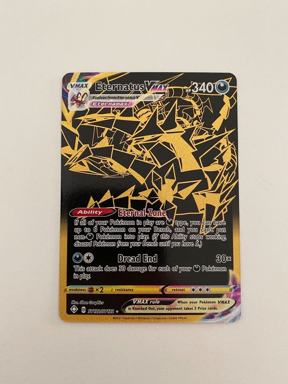 Pokemon Eternatus VMAX Gold ab 1.- Fr. (Neu (gemäss Beschreibung)) in ...