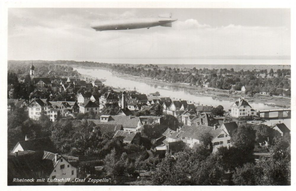 Rheineck mit Luftschiff | Kaufen auf Ricardo