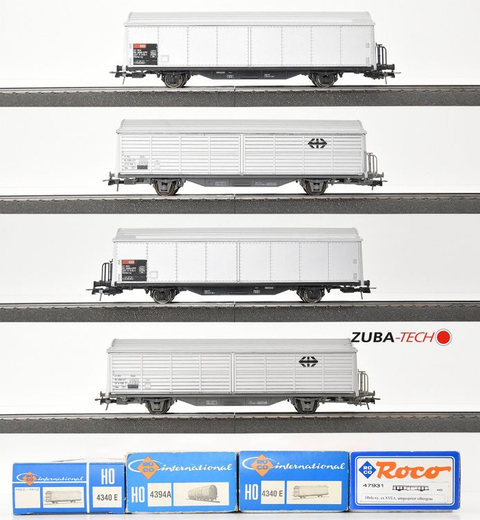 Roco 4x Schiebewandwagen der SBB H0 GS mit OVP (Gebraucht) in St. Gallen für CHF 45 – mit ...