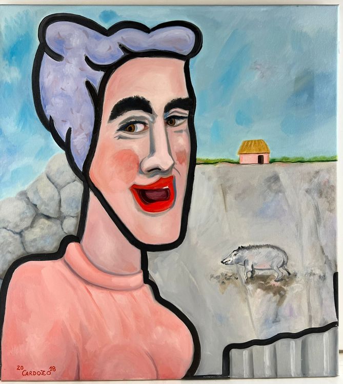 Interessant Grosser Gemälde Signiert. (Gebraucht) in Neuhausen am Rheinfall für CHF 50 – mit ...