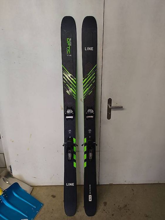 Freerideski Line Blade Optic 114 186 mit Marker Griffon 13 (Gebraucht ...