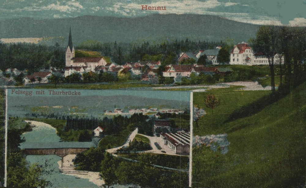 Henau, Gesamtansicht, Felsegg mit Thurbrücke (Gebraucht) in Bronschhofen für CHF 20 – mit ...