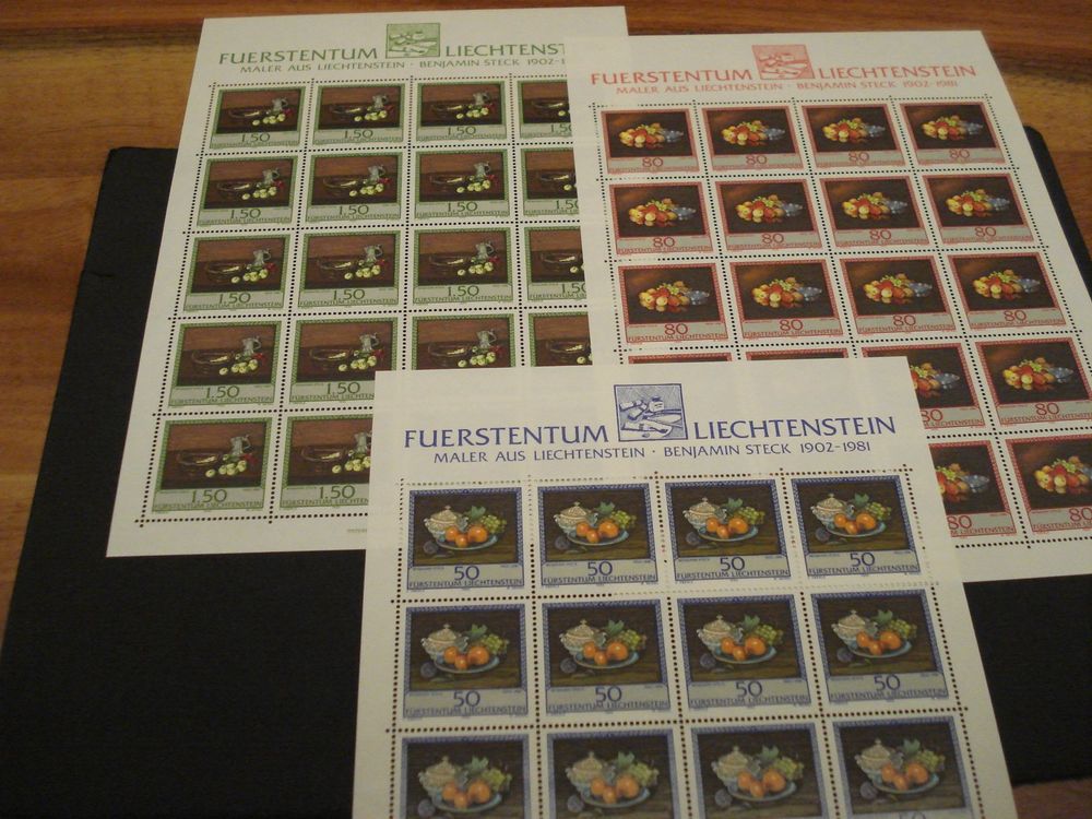 Liechtenstein 1990, Bogen ** Maler Benjamin Steck | Kaufen auf Ricardo