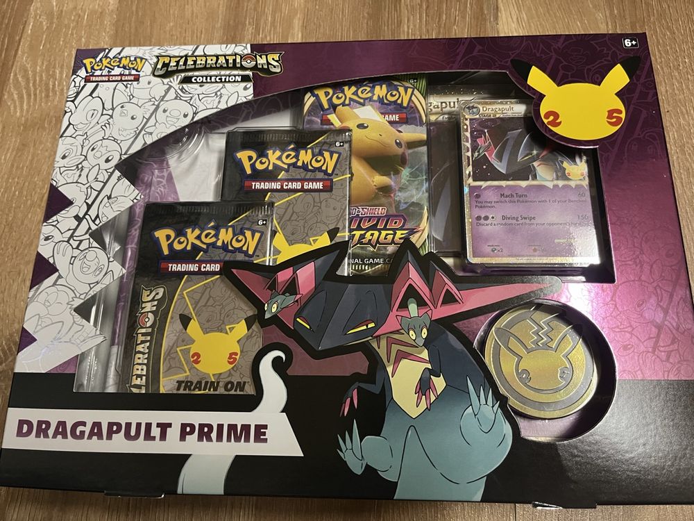 Pokémon Celebrations Dragapult Prime Collection Box (Neu und ...