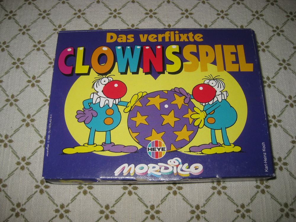 rar Jg80er Mordillo Das verflixte Clown Spiel / Legespiel (Gebraucht ...