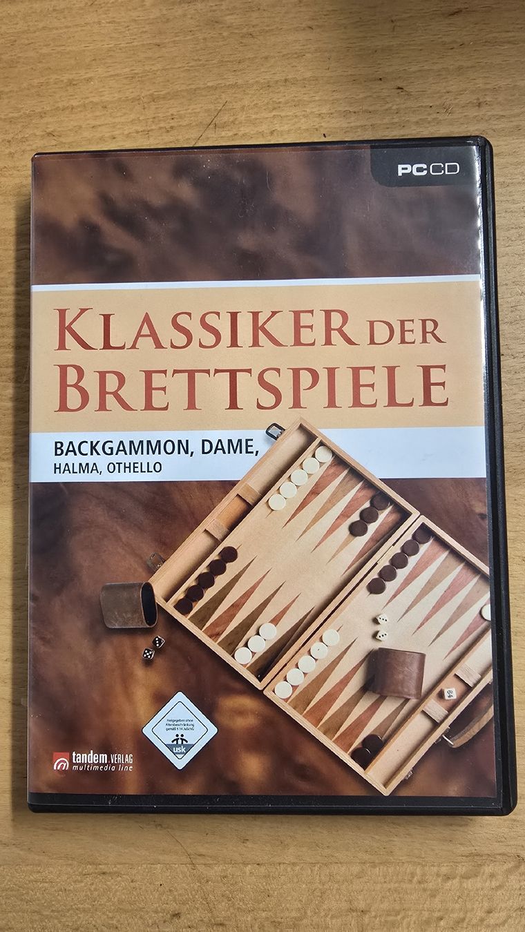 Klassiker der Brettspiele PC CD-ROM Backgammon, Dame, Halma (Gebraucht) in Grosswangen für CHF 1 ...