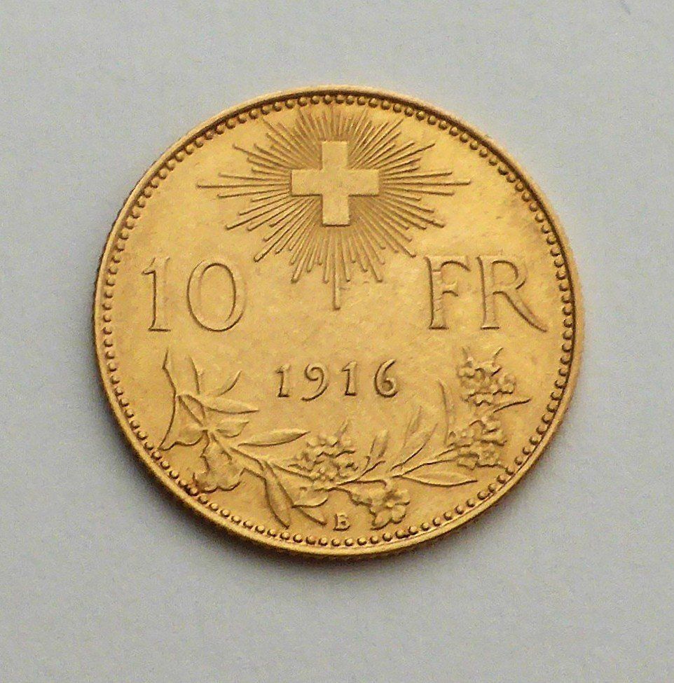 10er Vreneli von 1916 (Gebraucht) in Buochs für CHF 330 – mit Lieferung auf Ricardo kaufen