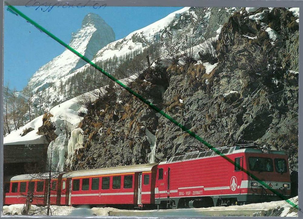 Zermatt. Matterhorn. Brig-Visp-Zermatt Bahn. (Gebraucht) in Horw für ...