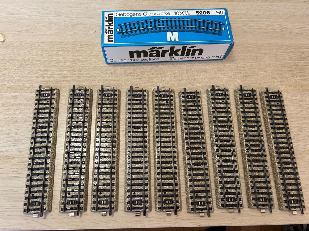 Märklin 9 x 5106 Gerades gleis M H0 (1) | Kaufen auf Ricardo