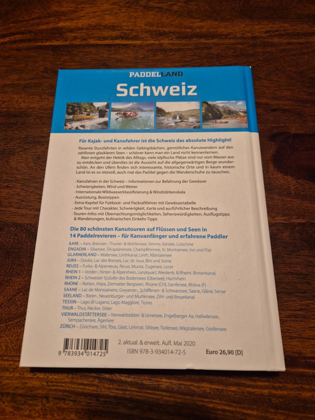 Paddelland Schweiz - Die 80 schönsten Fluss- und Seetouren (Gebraucht ...