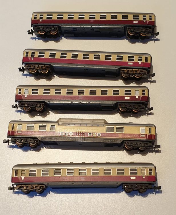 Fünf Personenwagen Minitrix Spur N | Kaufen auf Ricardo