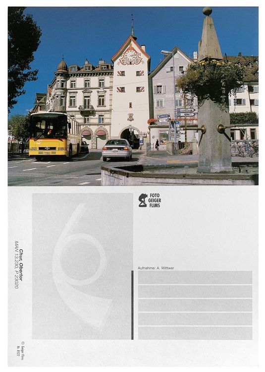 Chur Obertor Malteser Graubünden Postauto MAN Lauber P 23021 (Neu ...