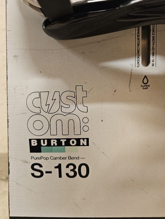 Burton Custom S-130 Snowboard mit Bindung (Gebraucht) in Chur für CHF ...