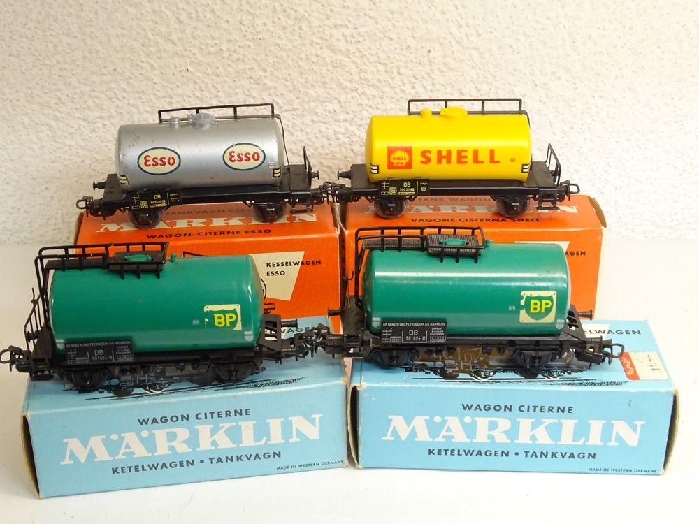 Märklin 2 x 4644 +4505 1 x 4501 Kesselwagen, H0,WS/AC,OVP/1 | Kaufen ...