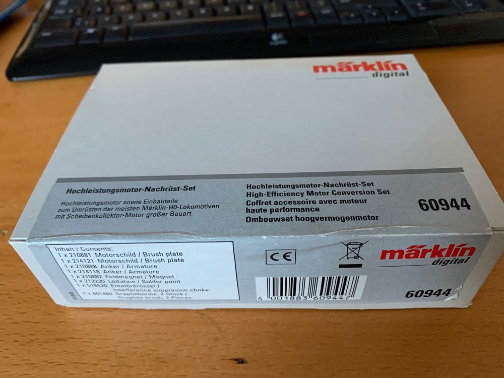 Märklin Digital Hochleistungsmotor Nachrüstset 60944 (Neu und ...