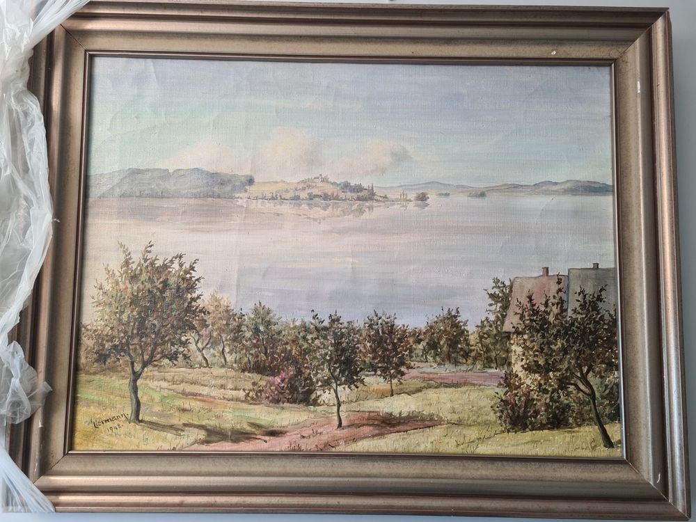 Bild Öl auf Kanvas (Bodensee) 1942 | Kaufen auf Ricardo