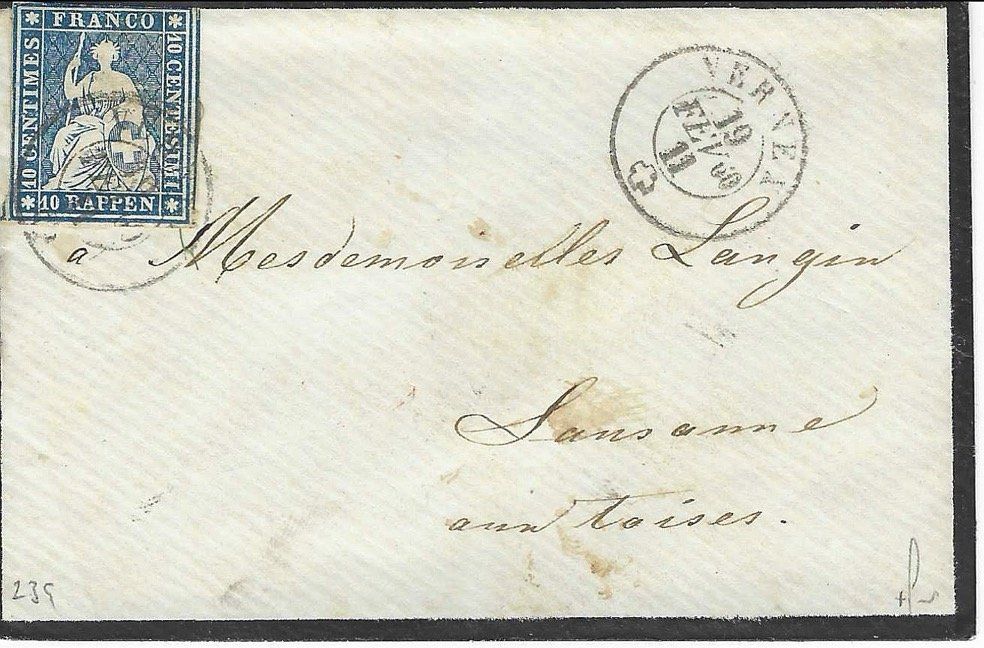 Strubel Brief mit 23G auf schön erhaltenem Briefumschlag (Gebraucht) in ...