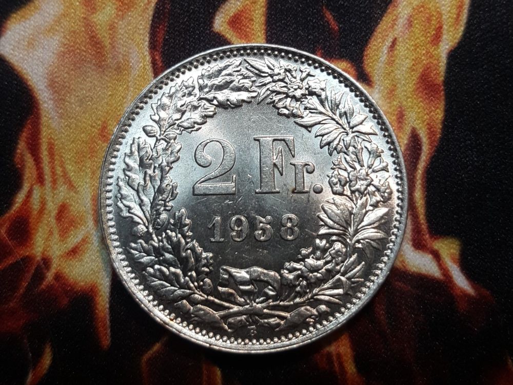 2 Franken 1958, Silber | Kaufen auf Ricardo