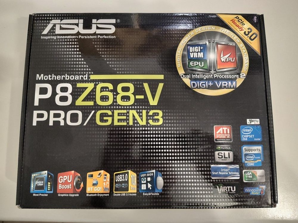 Asus Mainboard P8Z68-V Pro GEN3 mit RAM und Prozessor (Gebraucht) in ...