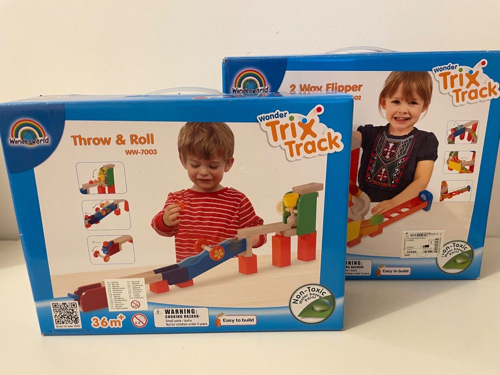 Wonderworld Trix Track Kugelbahn mit zusätzlichen Teilen (Gebraucht) in Zürich für CHF 60 – mit ...