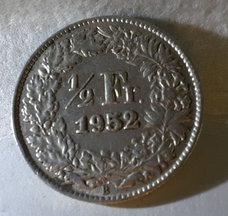 1Ex. 50 Rappen 1952 | Kaufen auf Ricardo