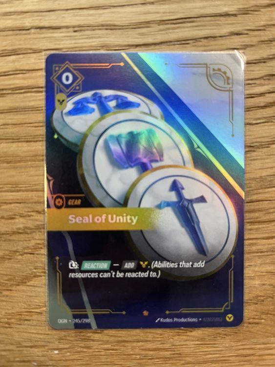 Riftbound - Seal of Unity 245/298 (Neu und originalverpackt) in Bern ...