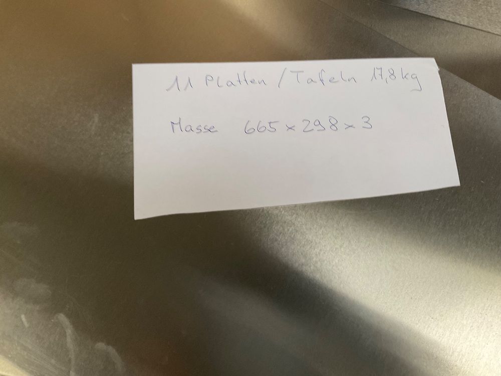 Alu Bleche/Tafeln 11 Stück (Gebraucht) in Altnau für CHF 40 – nur Abholung auf Ricardo kaufen