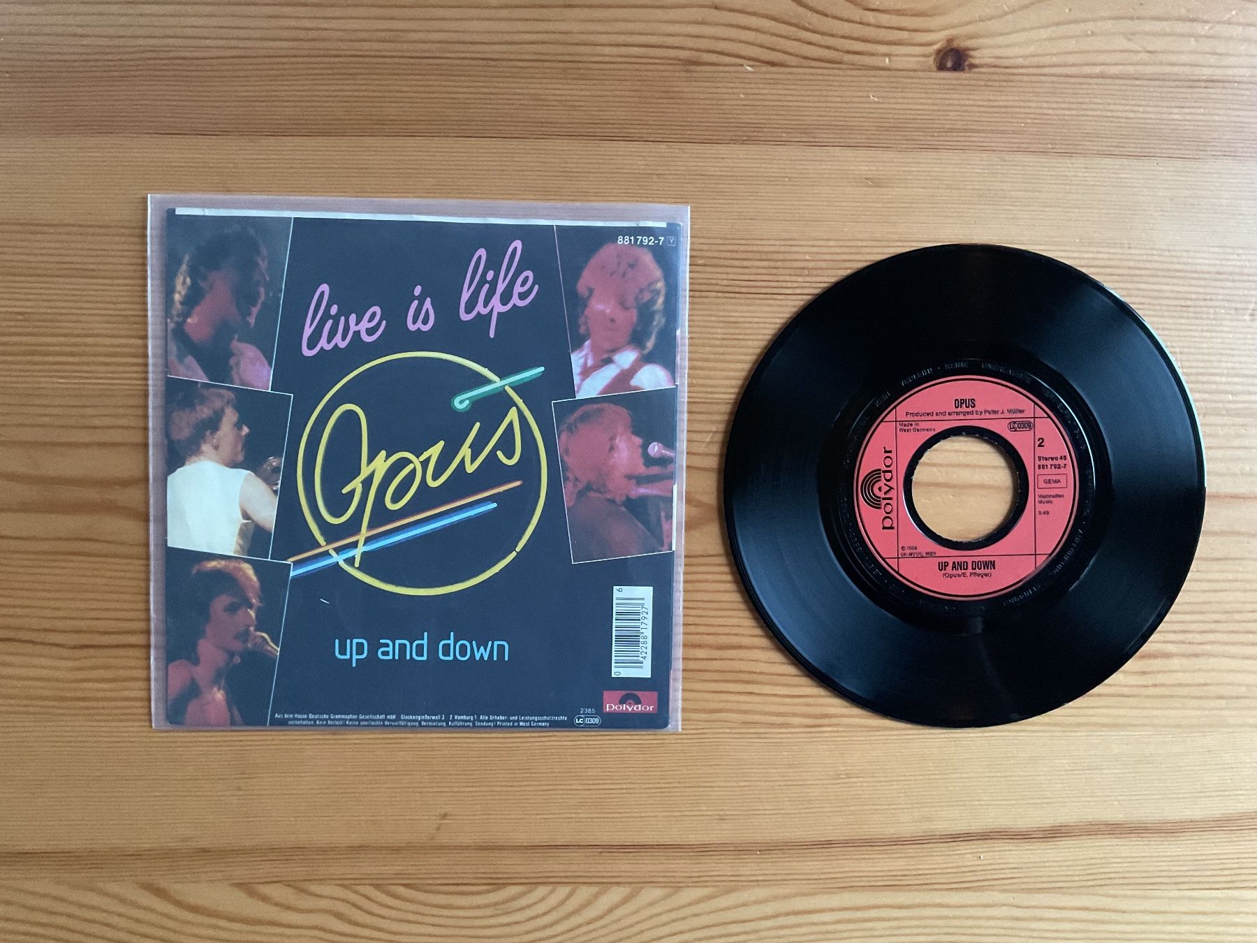 Single 7’’ - Opus / Live Is Life (D'occasion) à Ocourt pour CHF 2 ...