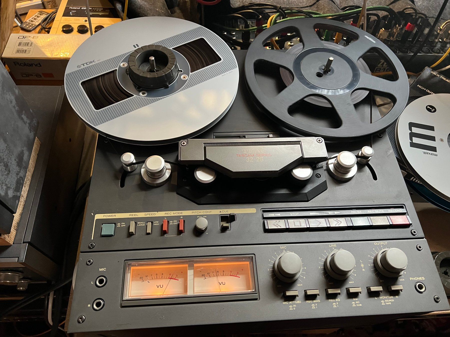 Magnétophone à bobines TEAC TASCAM 32-2B - Vintage! (Défectueux) à ...