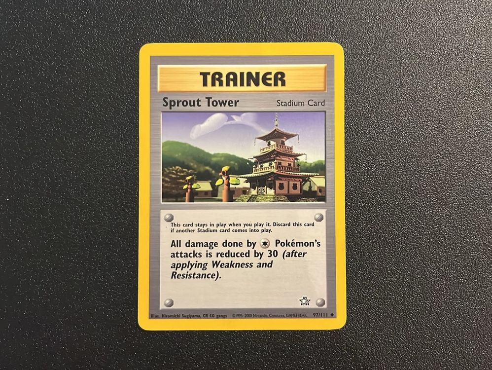 Pokémon Trainer Sprout Tower Stadium Card 97/111 | Kaufen auf Ricardo