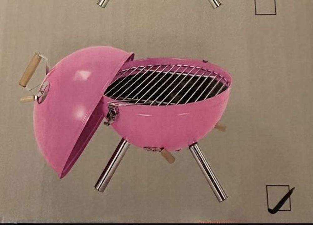 Neuer Kugelgrill Farbe pink | Kaufen auf Ricardo