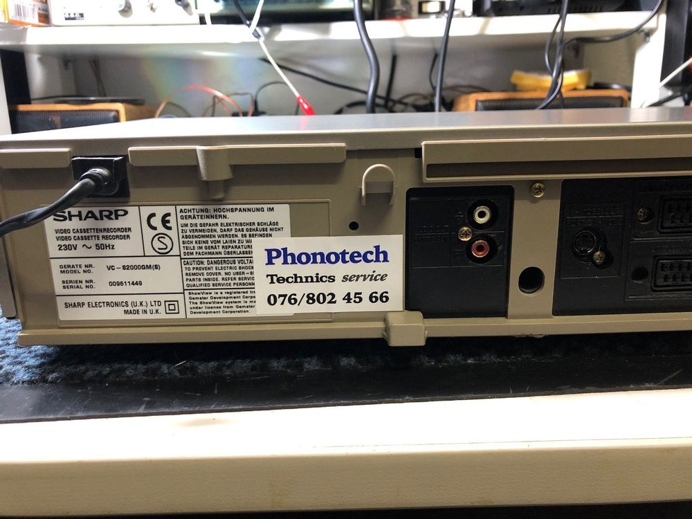 SHARP VC-S2000 S-VHS videorecorder (Gebraucht) in für CHF 139 – mit ...