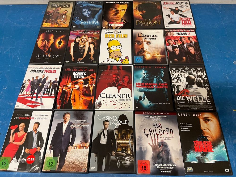 DVD Sammlung - Action, Thriller, Horror - über 120 Filme. (Gebraucht) in Nottwil für CHF 30 ...