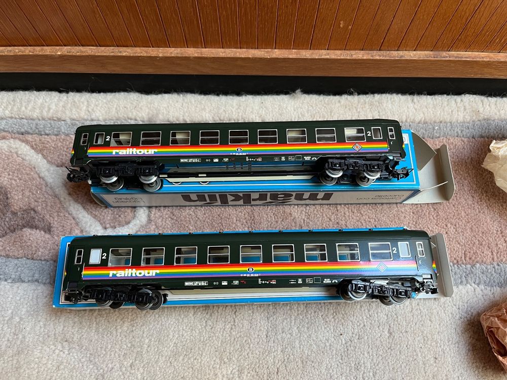MÄRKLIN 4119 Railtour Liegewagen SNCB top Zustand OVP 2x | Kaufen auf ...