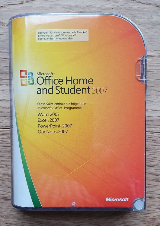 Microsoft Office Home and Student 2007 (Gebraucht) in Rothenburg für ...