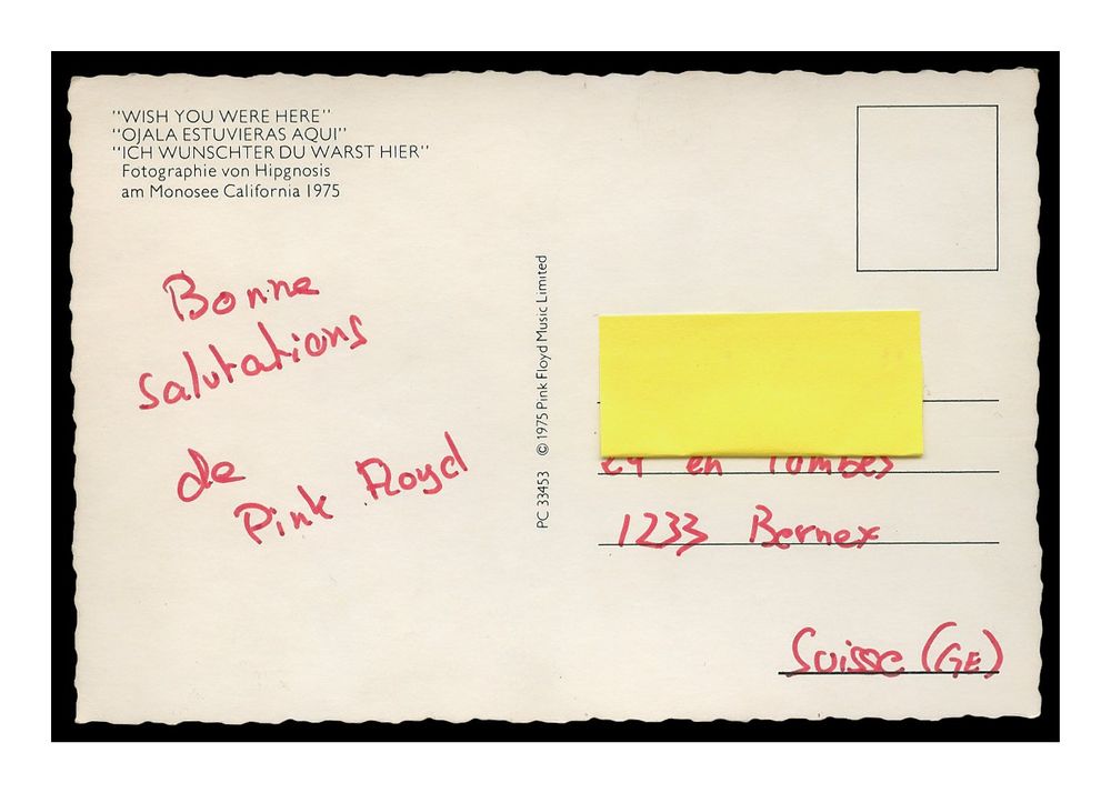 PINK FLOYD - © 1975 "Wish You Were Here" (D'occasion) à Onex pour CHF ...