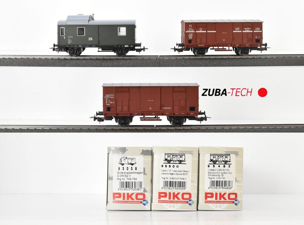 Piko 3x Kali-Güterwagen FS/DR H0 GS mit OVP (Gebraucht) in St. Gallen ...