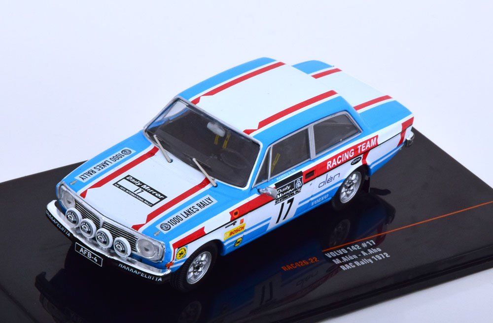 Volvo 142 #17 RAC Rally 1972 Alen/Aho mit Decals 1/43 NEU | Kaufen auf ...
