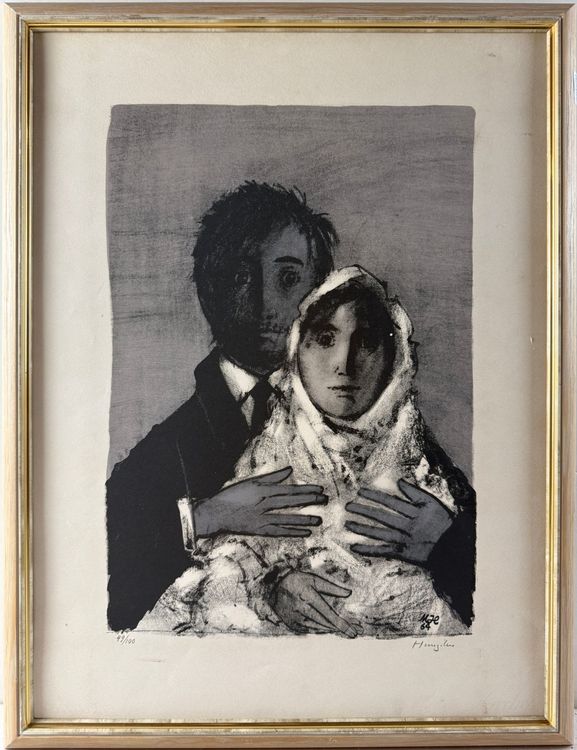 Max Hunziker (1901–1976) Grosser Lithographie Handsigniert. | Kaufen ...