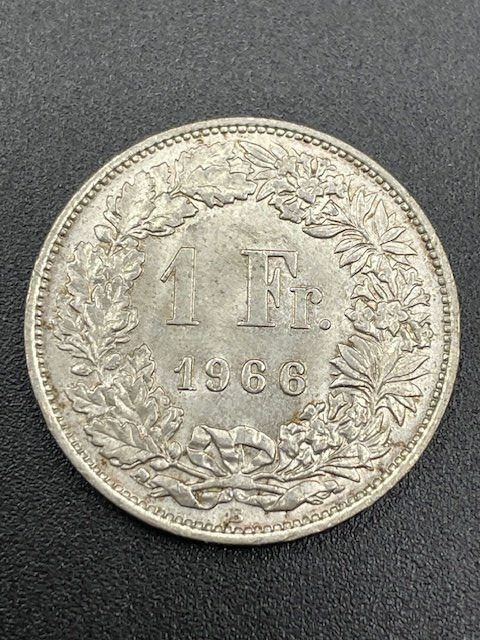 1 Fränkler Silber (Jahrgang 1966) (Gebraucht) in Herisau für CHF 2.6 – mit Lieferung auf Ricardo ...