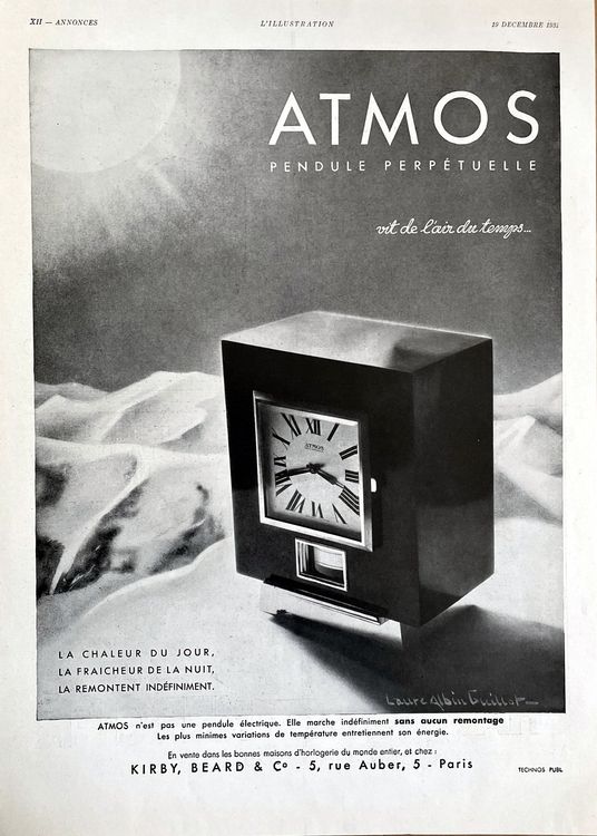 Atmos ewiges Pendel - Alte Werbung / Ancienne publicité 1932 | Kaufen ... Atmos ewiges Pendel - Alte Werbung / Ancienne publicité 1932 | Kaufen ...