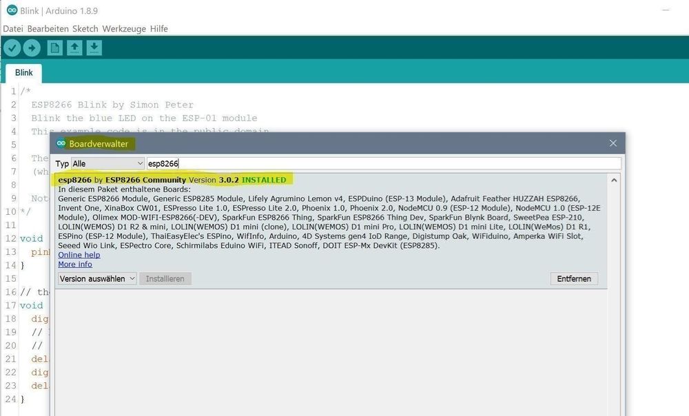 ESP8266 NodeMCU Development Board V2 (Neu und originalverpackt) in ...