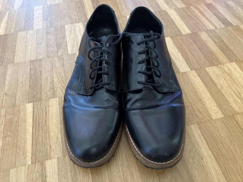 Black Leather Dress Shoes - Classy & Timeless Design | Kaufen auf Ricardo