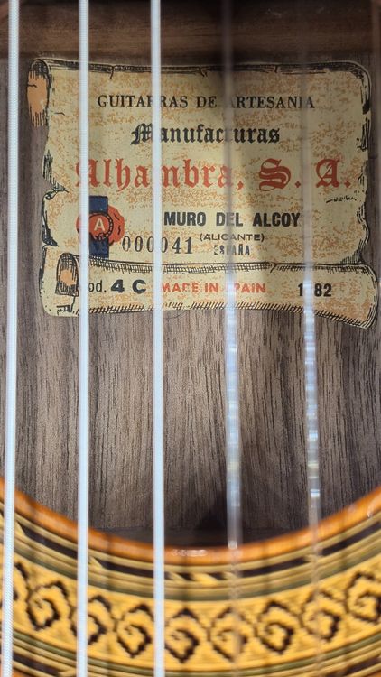 Akustik Gitarre Alhambra 4C 1982 (Gebraucht) in Winterthur für CHF 505 ...