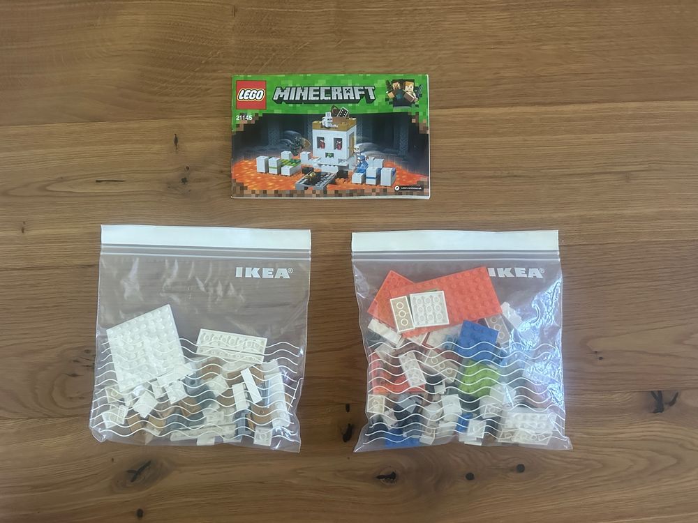 LEGO Minecraft 21145: Der Totenkopf Arena - Komplett! (Gebraucht) in ...