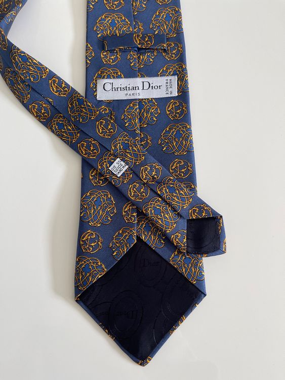 Christian Dior Paris Vintage Designer Krawatte 100% Seide | Kaufen auf ...