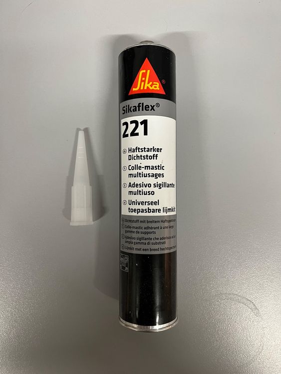Sikaflex 221 Haftstarker Dichtstoff schwarz | Kaufen auf Ricardo Sikaflex 221 Haftstarker Dichtstoff schwarz | Kaufen auf Ricardo